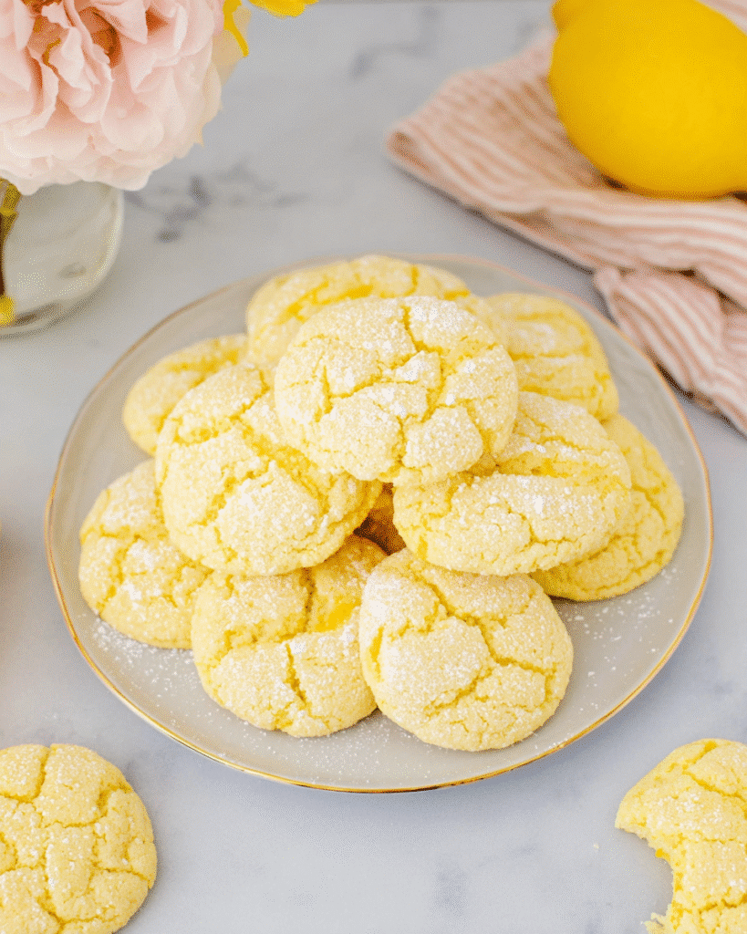 Lemon Cake Mix Cookies are Easy and Delicious! - Inspireds Recipes
