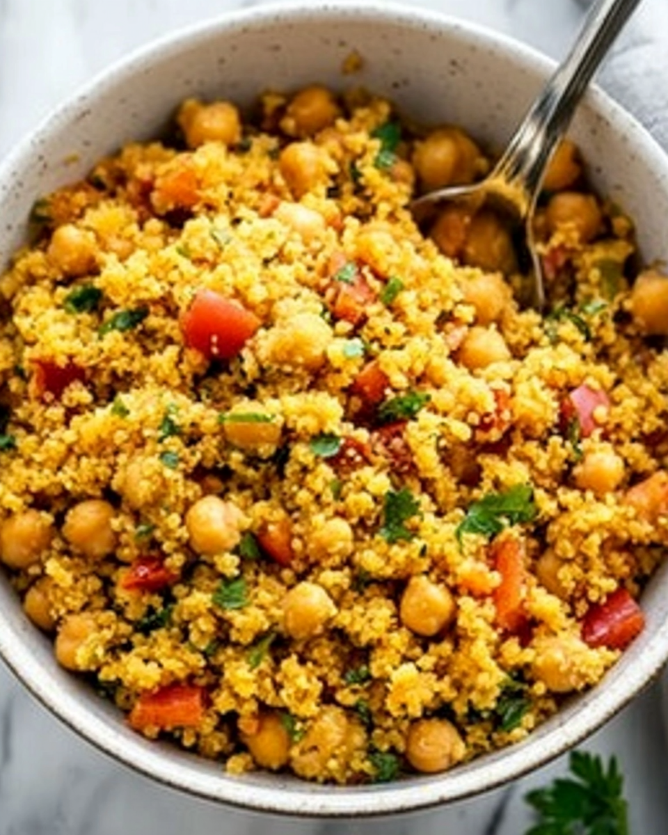 Spiced Couscous with Chickpeas: A Flavorful Delight! - Inspireds Recipes
